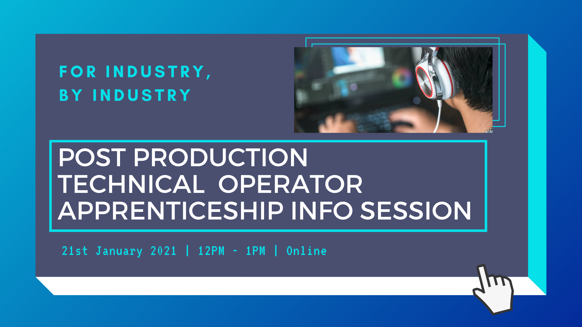 Post Production Technical Operator Apprenticeships Event Jan 21st Post Production Technical Operator Apprenticeships Event Jan 21st