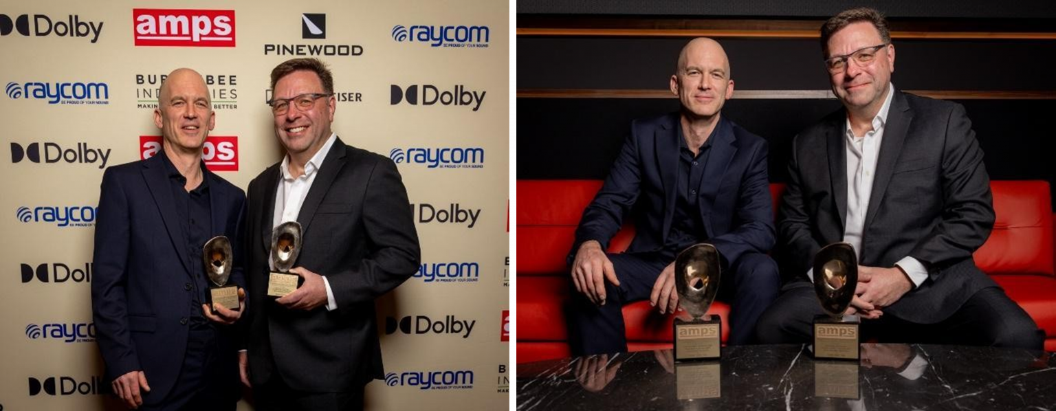 AMPS Awards winners receive trophies for Excellence in Sound for ...